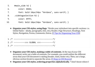 70 Expert Ideas For Better Css | PPT