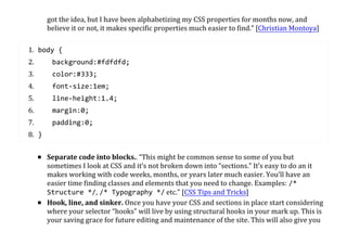 70 Expert Ideas For Better Css | PPT