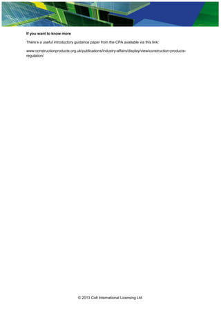 The CPR and mandatory CE marking: what is changing and what will it ...