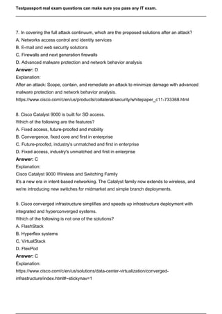 Introduction to Cisco Sales 700-150 Real Exam Questions | PDF