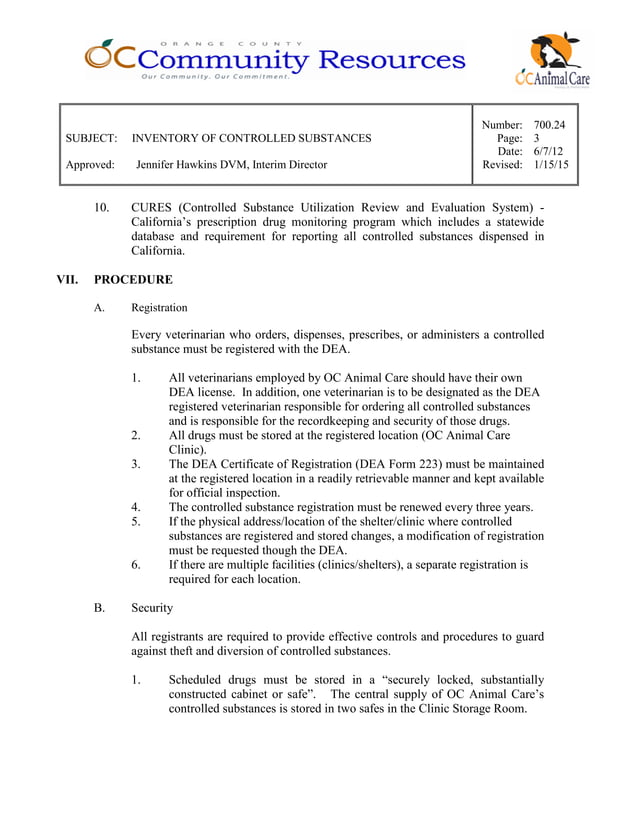 700.24 inventory of controlled substances | PDF