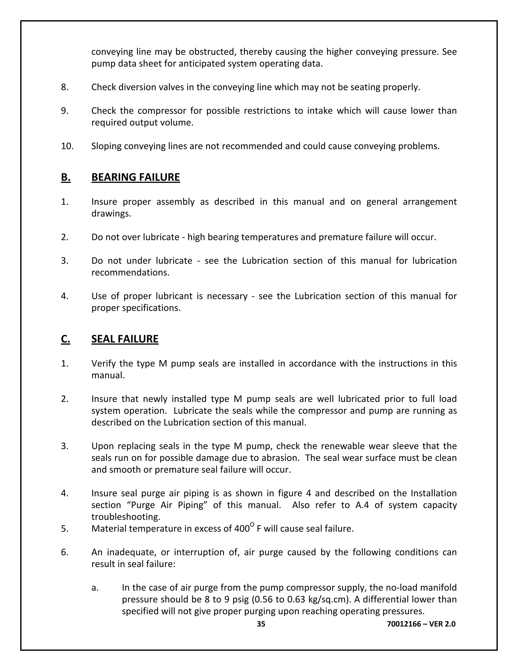 70012166 fk pump manual | PDF