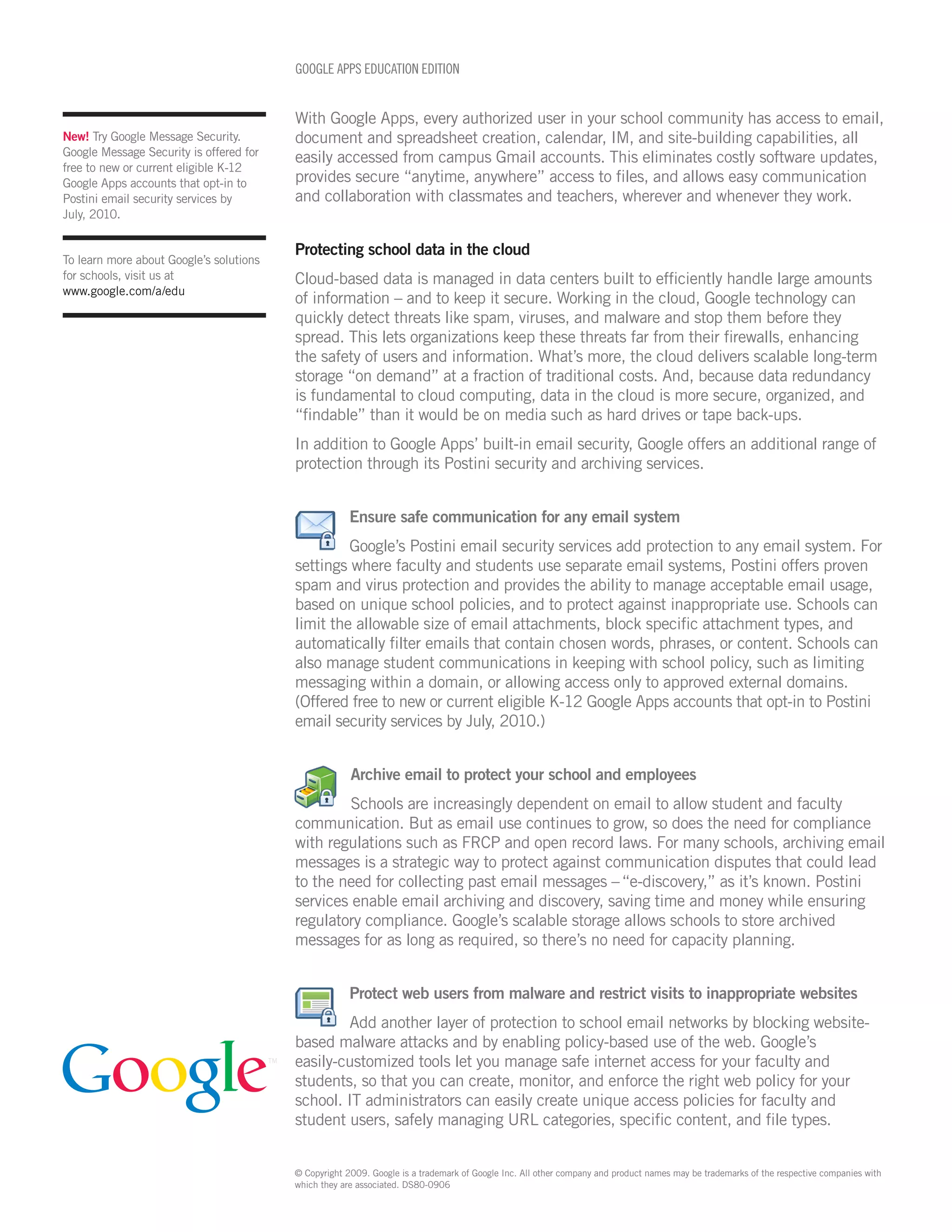 Google Apps Security Whitepaper | PDF