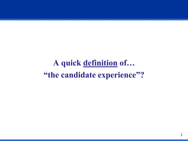 Improving the candidate experience | PPTX