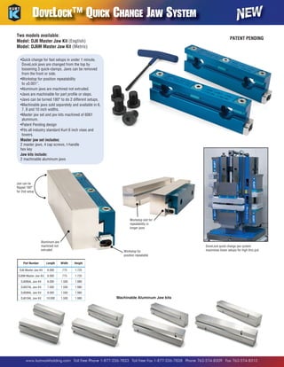 Kurt DoveLock Quick Change Jaw System | PDF