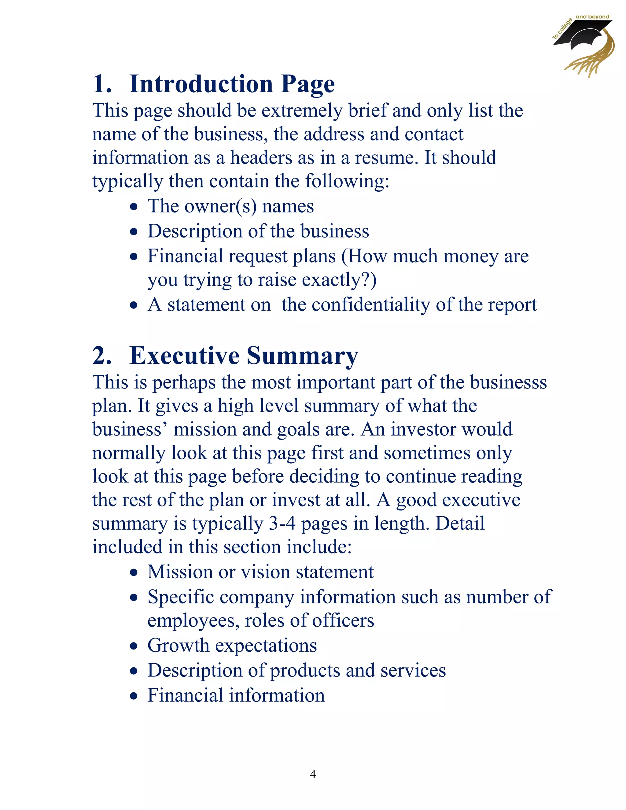 Business Plan Template | PDF