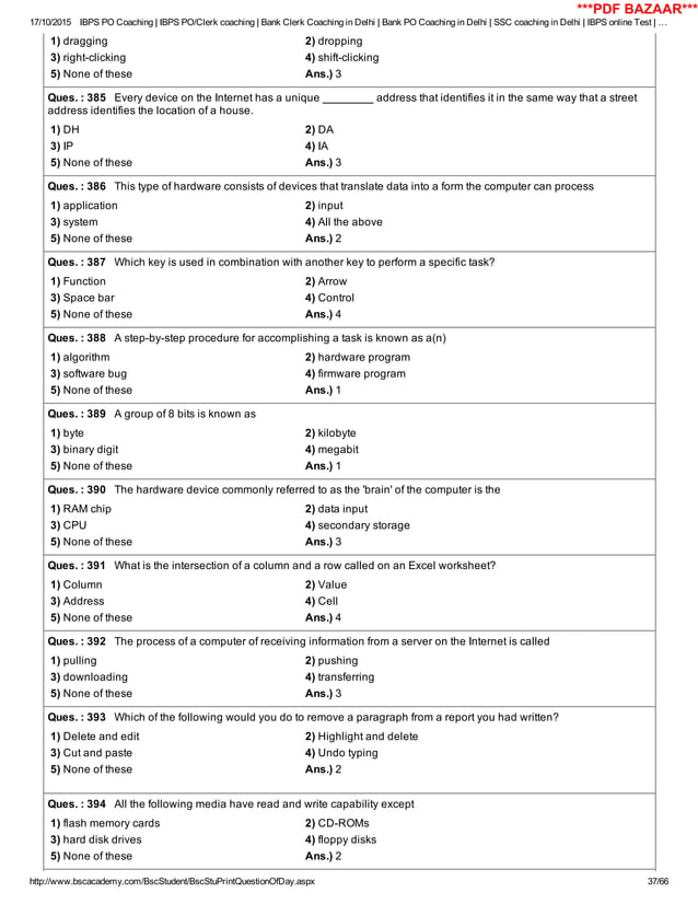 700+ computer questions | PDF