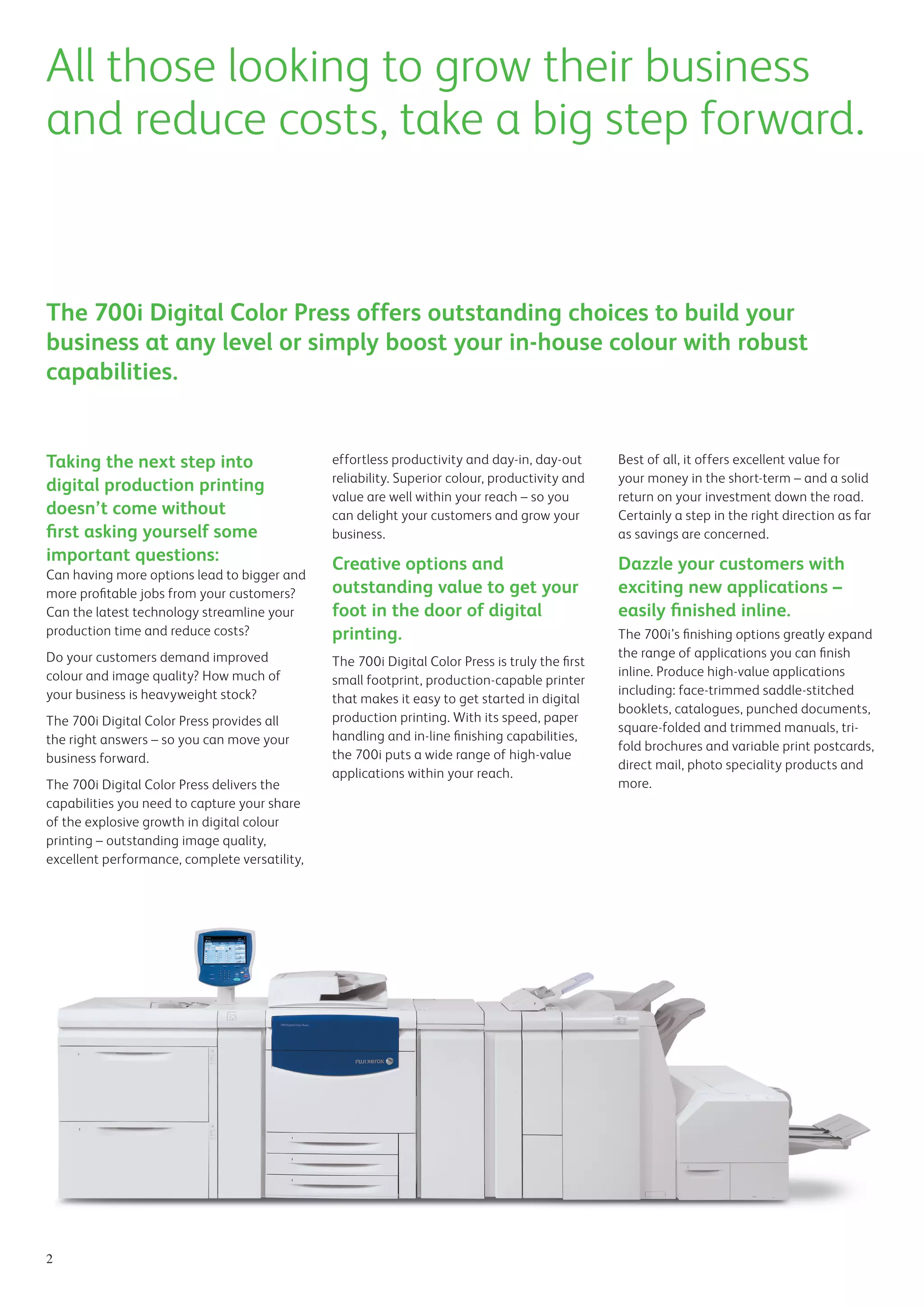 700i Digital Color Press | PDF