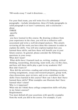700 words essay !! read it directions ....For your final exam,.docx