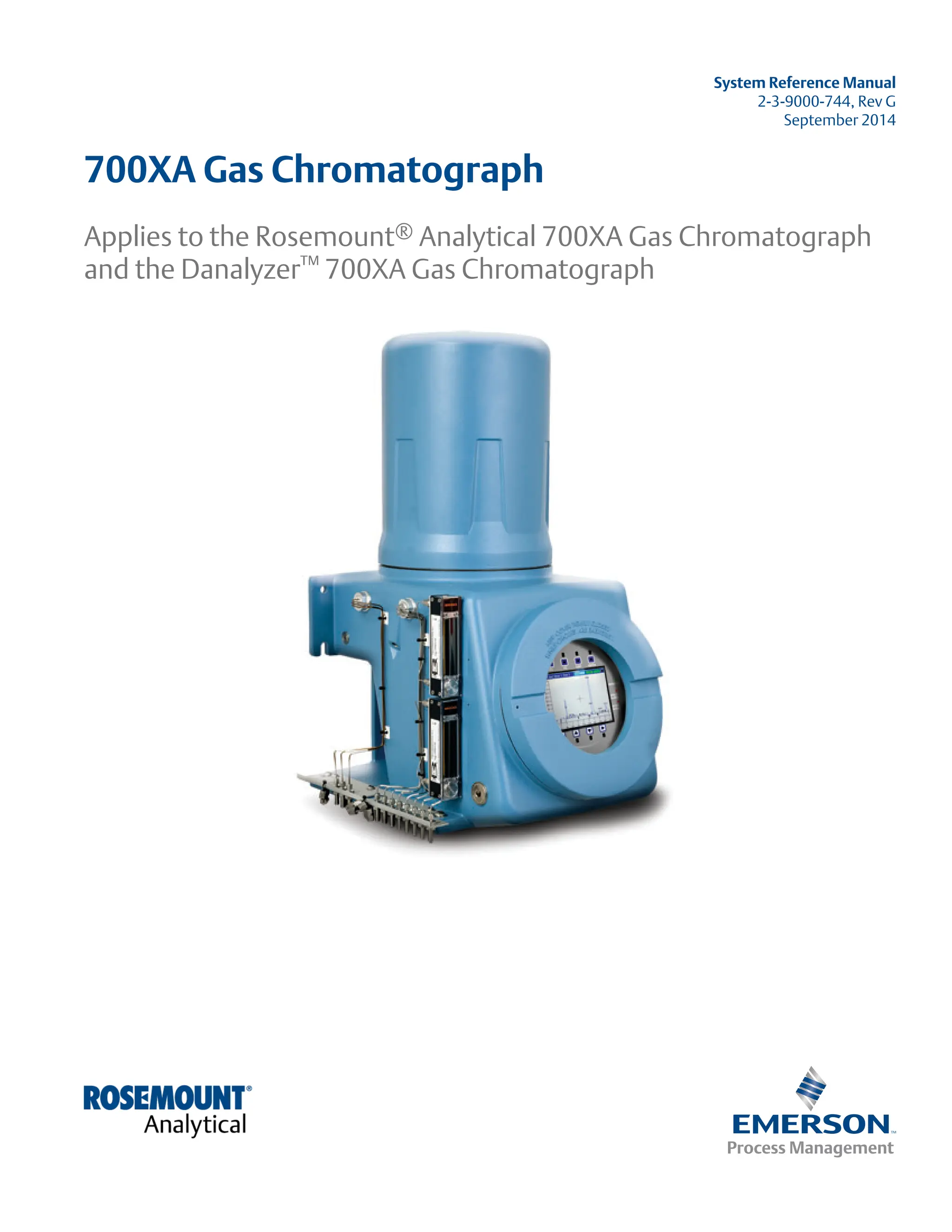Gas Chrometograph 700xa Instruction Manual | PDF