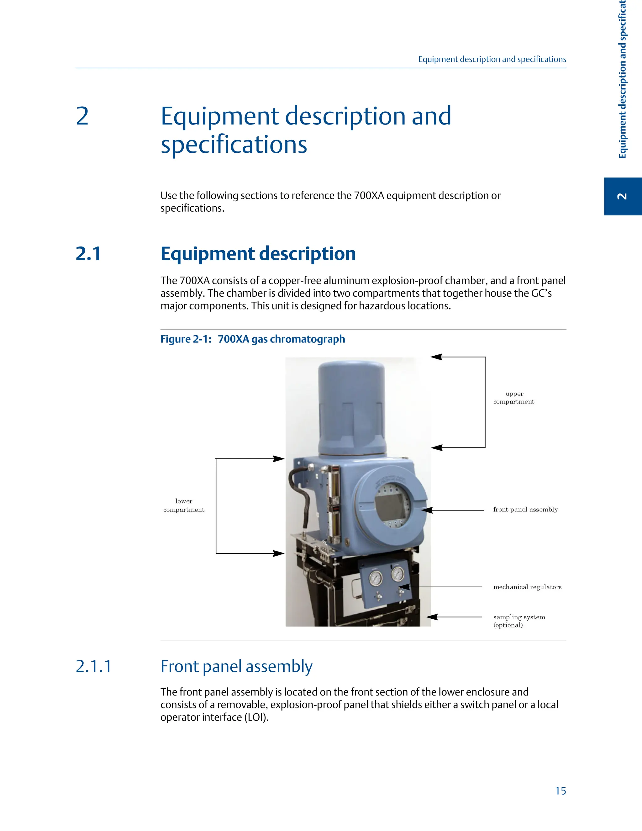 Gas Chrometograph 700xa Instruction Manual | PDF