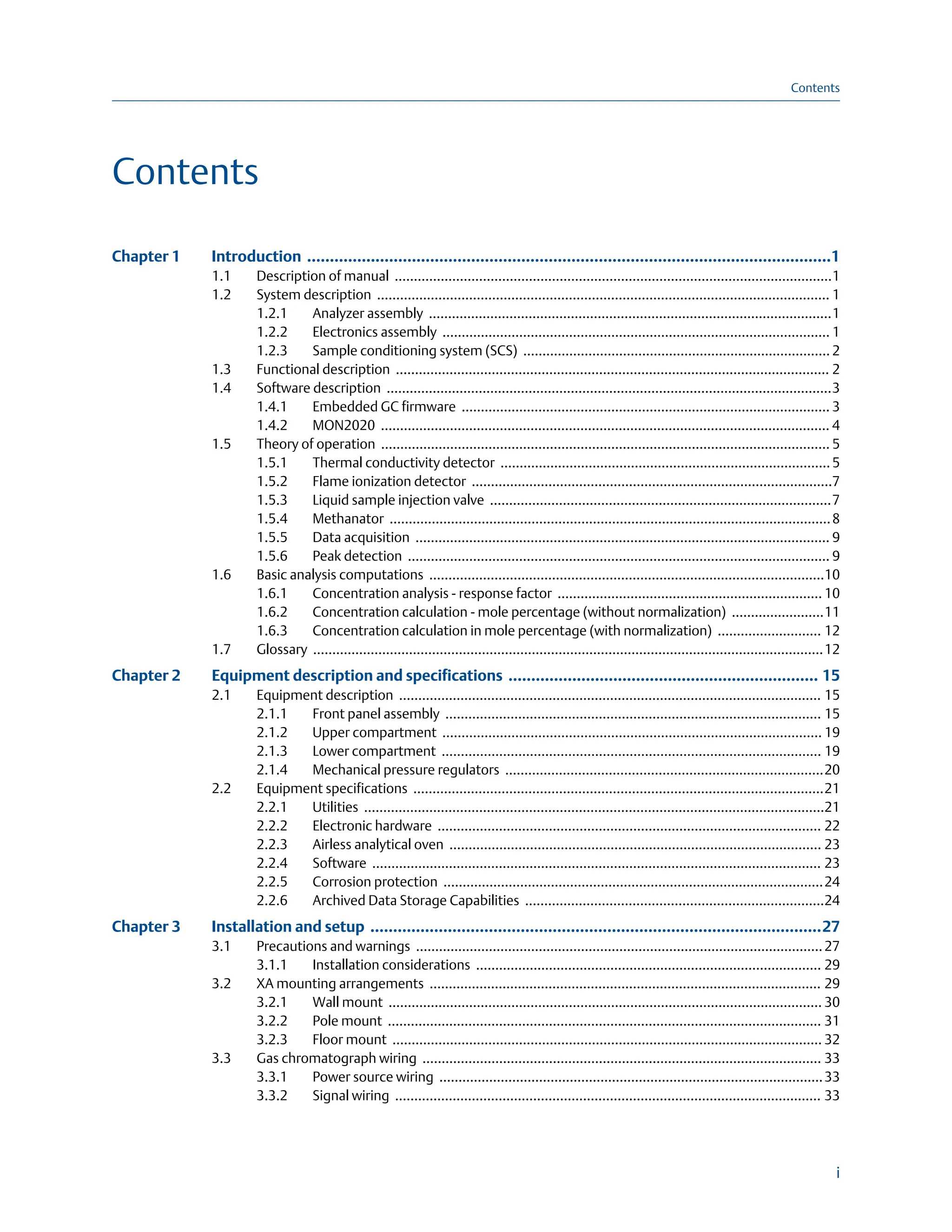 Gas Chrometograph 700xa Instruction Manual | PDF