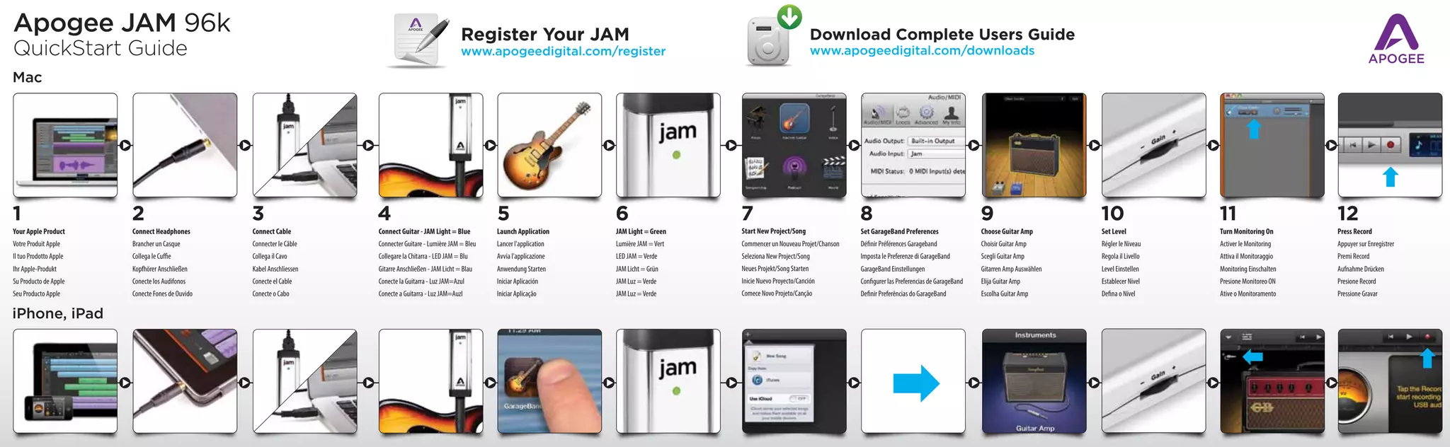 Apogee Jam 96k Manual Guide | PDF