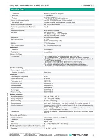 LBprofibus eng | PDF