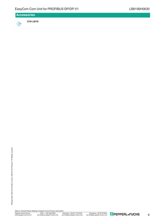 LBprofibus eng | PDF