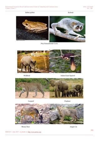 Conservation of fauna of Seshachalam Biosphere Reserve – An overview | PDF