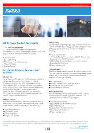 AVANI-Capabilities-Statement | PDF