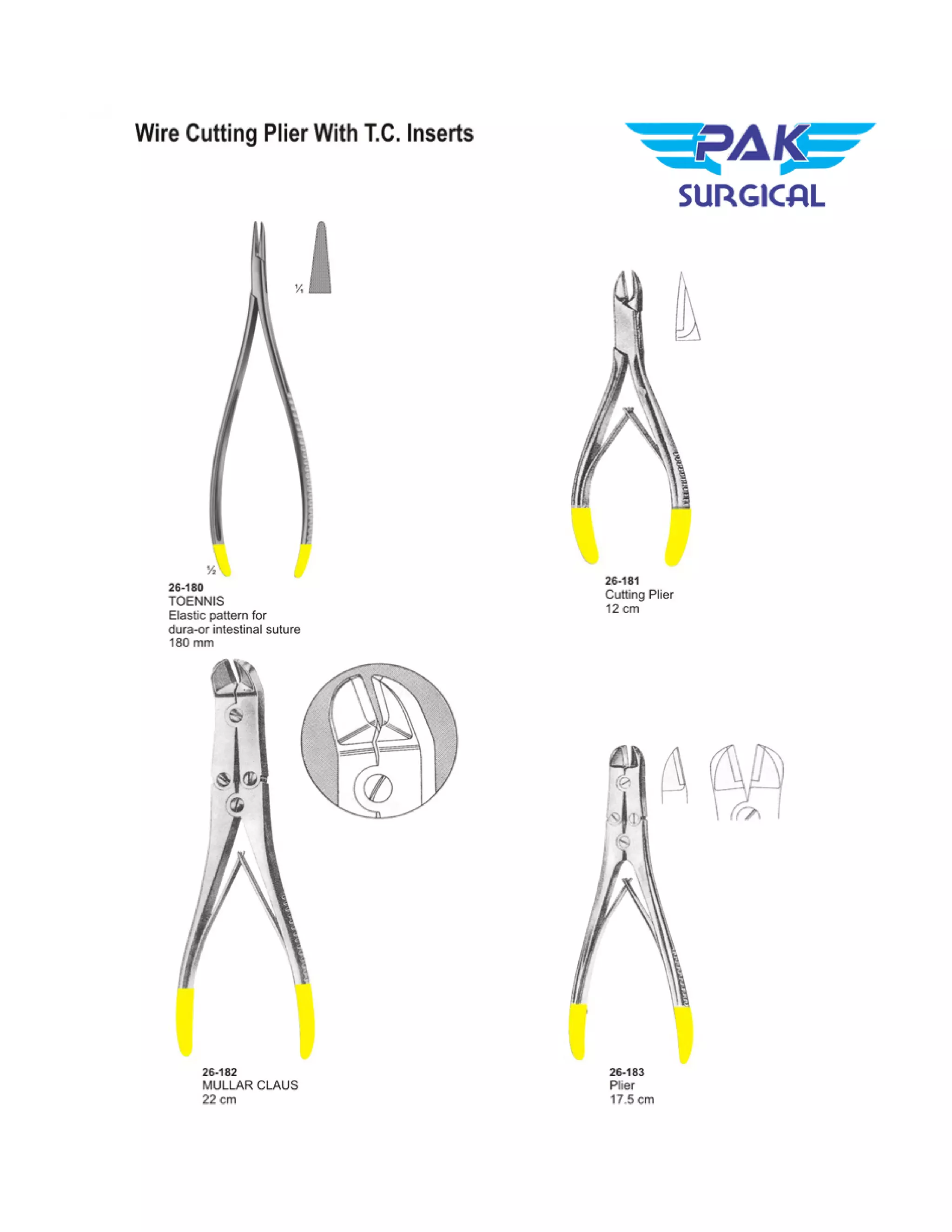 Surgical instruments Pak Surgical | PDF