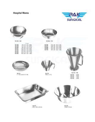 Surgical instruments Pak Surgical | PDF
