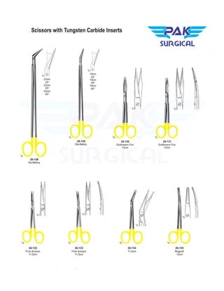 Surgical instruments Pak Surgical | PDF