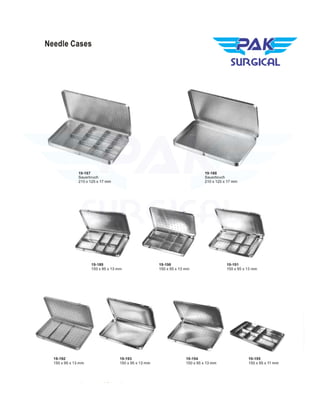 Surgical instruments Pak Surgical | PDF