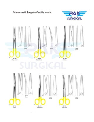 Surgical instruments Pak Surgical | PDF