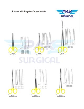 Surgical instruments Pak Surgical | PDF