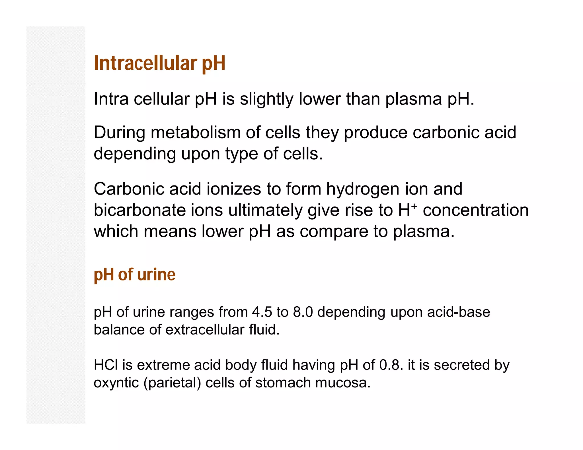 Homeostasis and blood pH regulation, Mubasher | PDF