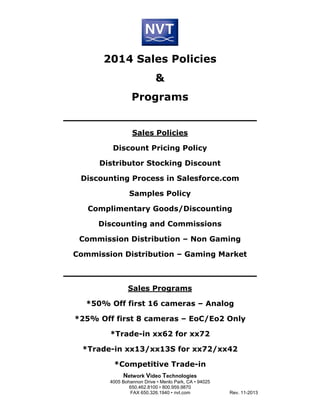 Sales Policies | PDF