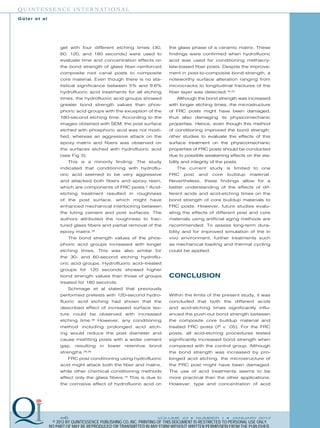 post and core | PDF | Dental Health | Diseases and Conditions