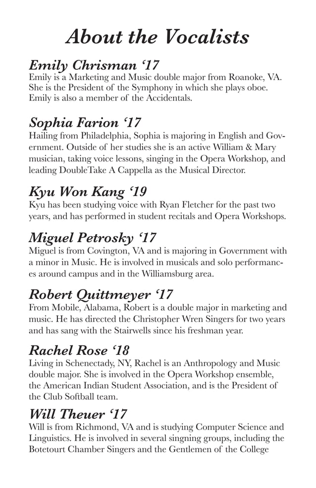 Fall Concert Program | PDF | Classical Music | Music