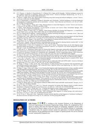 Optimized fault detection in bearings of rotating machines via batch ...