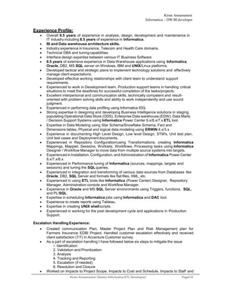 Kiran Infromatica developer | PDF