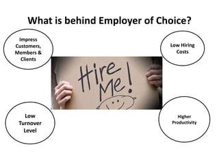 Employer of Choice’’ and its impact | PPTX