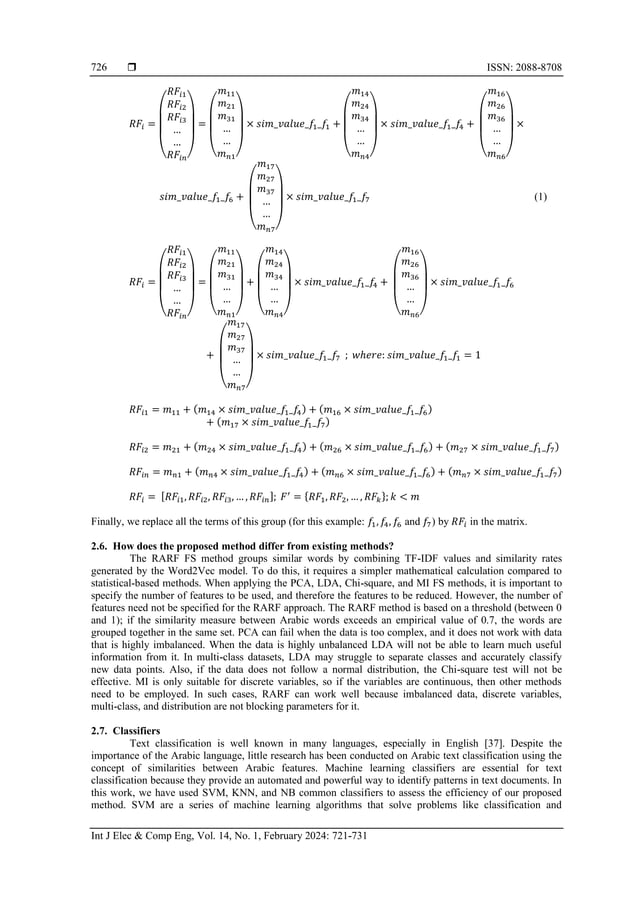 An Improved Arabic Text Classification Method Using Word Embedding Pdf