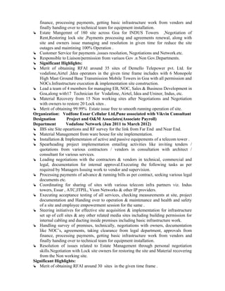 Vinayak CV New | DOC | Construction Industry | Industries