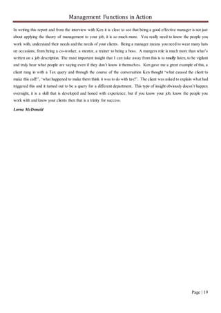 Management Report on PwC - Final | DOCX | Business Administration ...