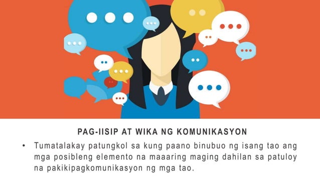 Ang Pag-iisip at wika ng komunikasyon -FIL | PPTX