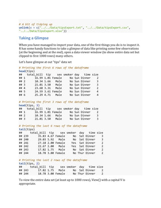 SessionFive_ImportingandExportingData | PDF