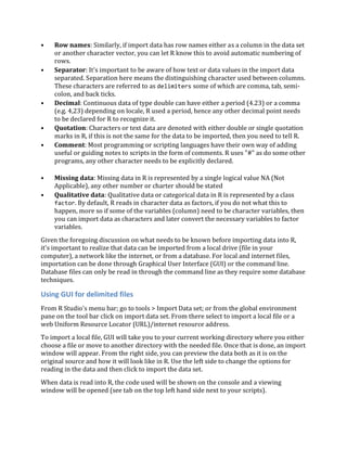 SessionFive_ImportingandExportingData | PDF