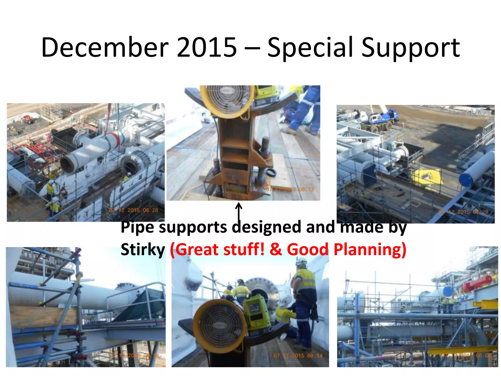 Timeline PG04 Slugcather Pipework Installation 13.1.17