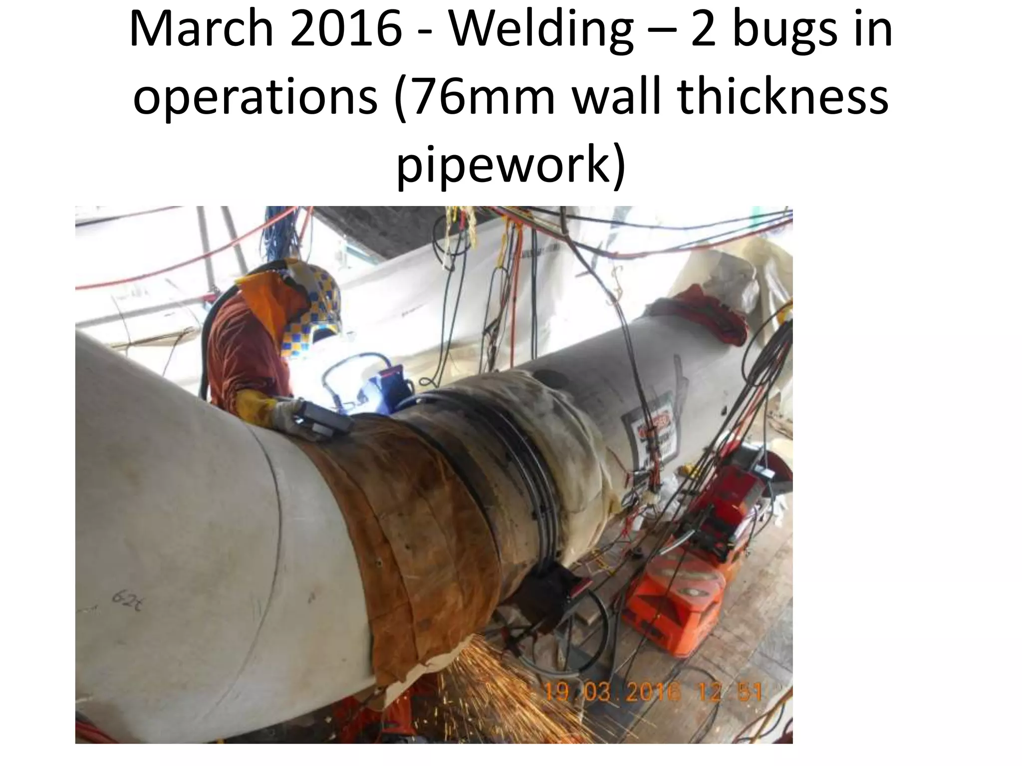 Timeline PG04 Slugcather Pipework Installation 13.1.17