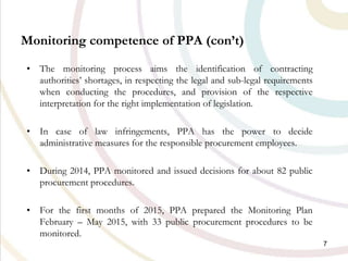 PROCUREMENT OVERSIGHT AND MONITORING – A MEANS FOR EFFECTIVE PROJECT ...