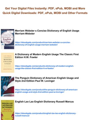 Dictionary of Caribbean English Usage Richard Allsopp (Editor) | PDF