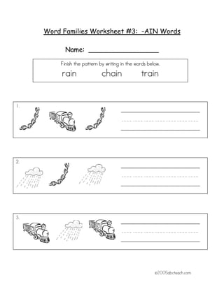 70399902 phonics-ain | PDF