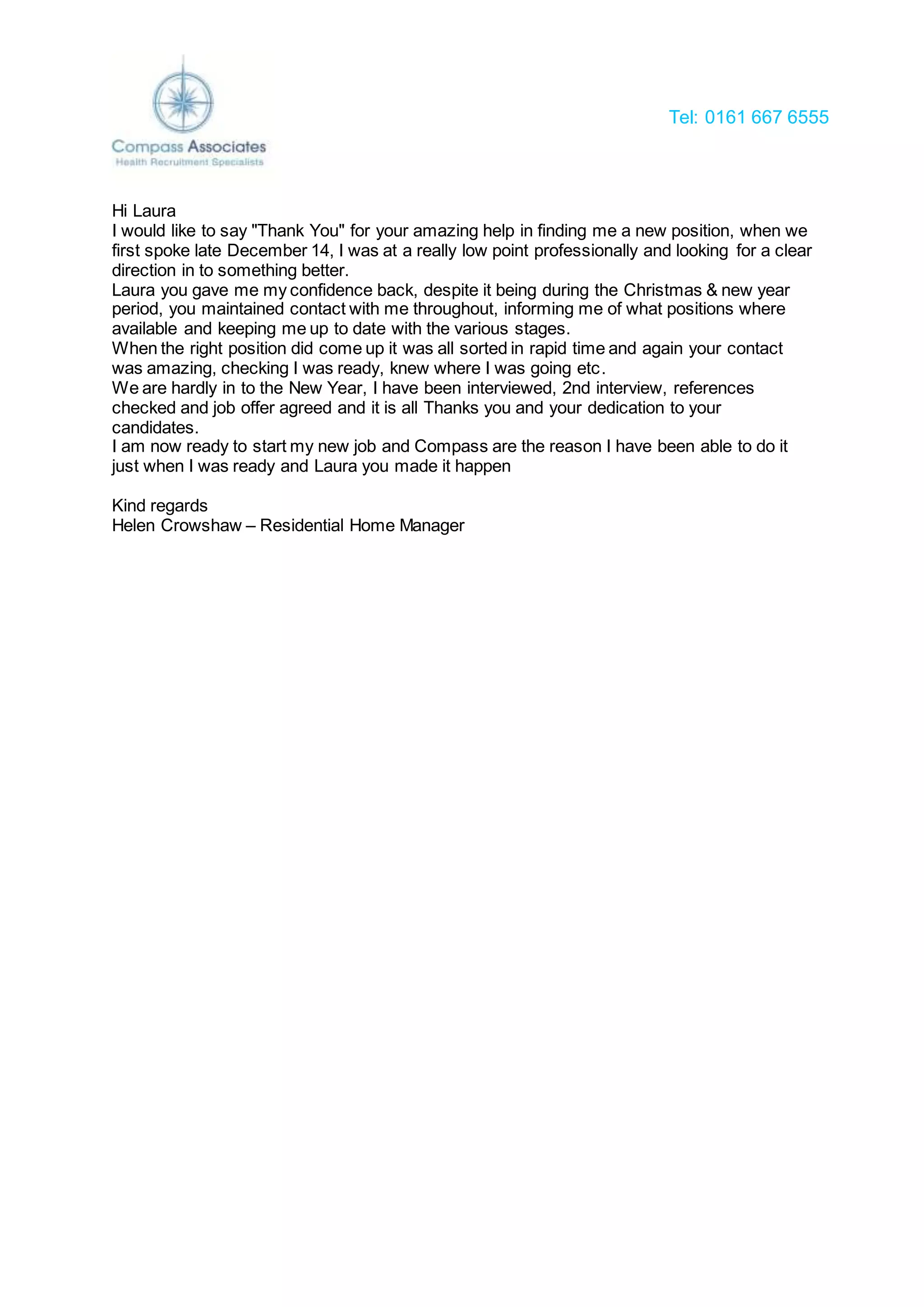 Testimonial - Helen Crowshaw | PDF