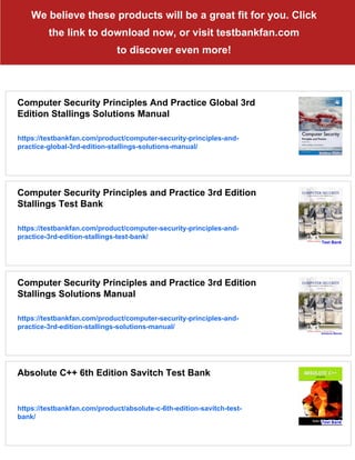 Computer Security Principles And Practice Global 3rd Edition Stallings ...