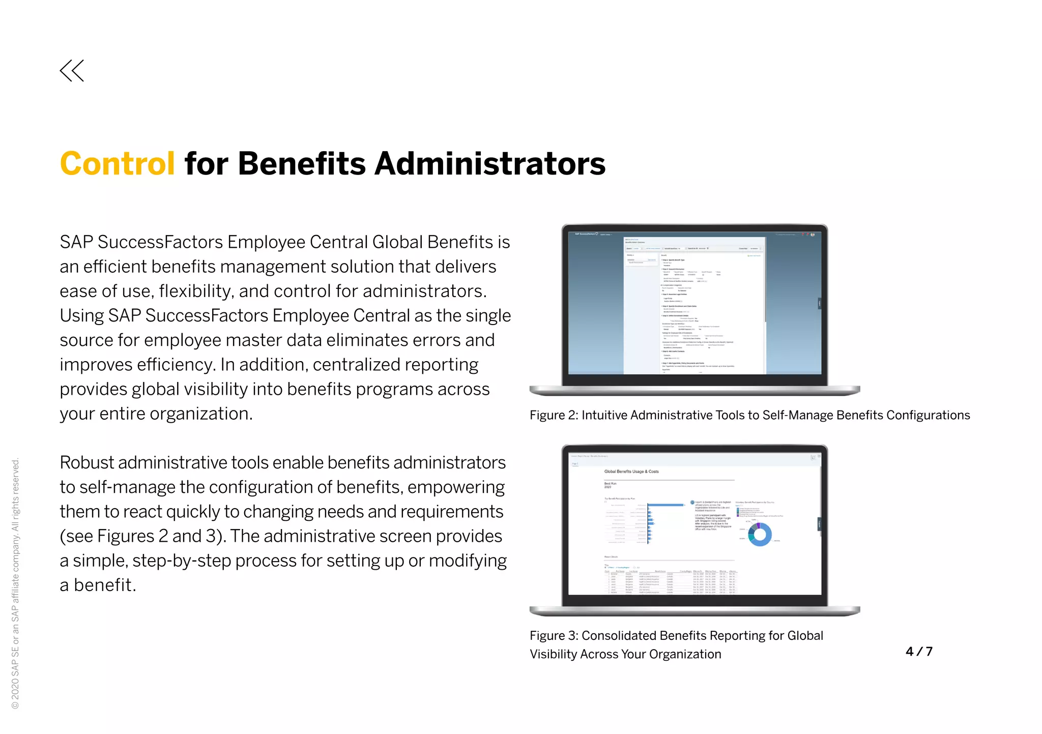 SAP SuccessFactors Global Benefits | PDF