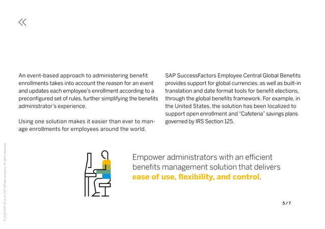 SAP SuccessFactors Global Benefits | PDF