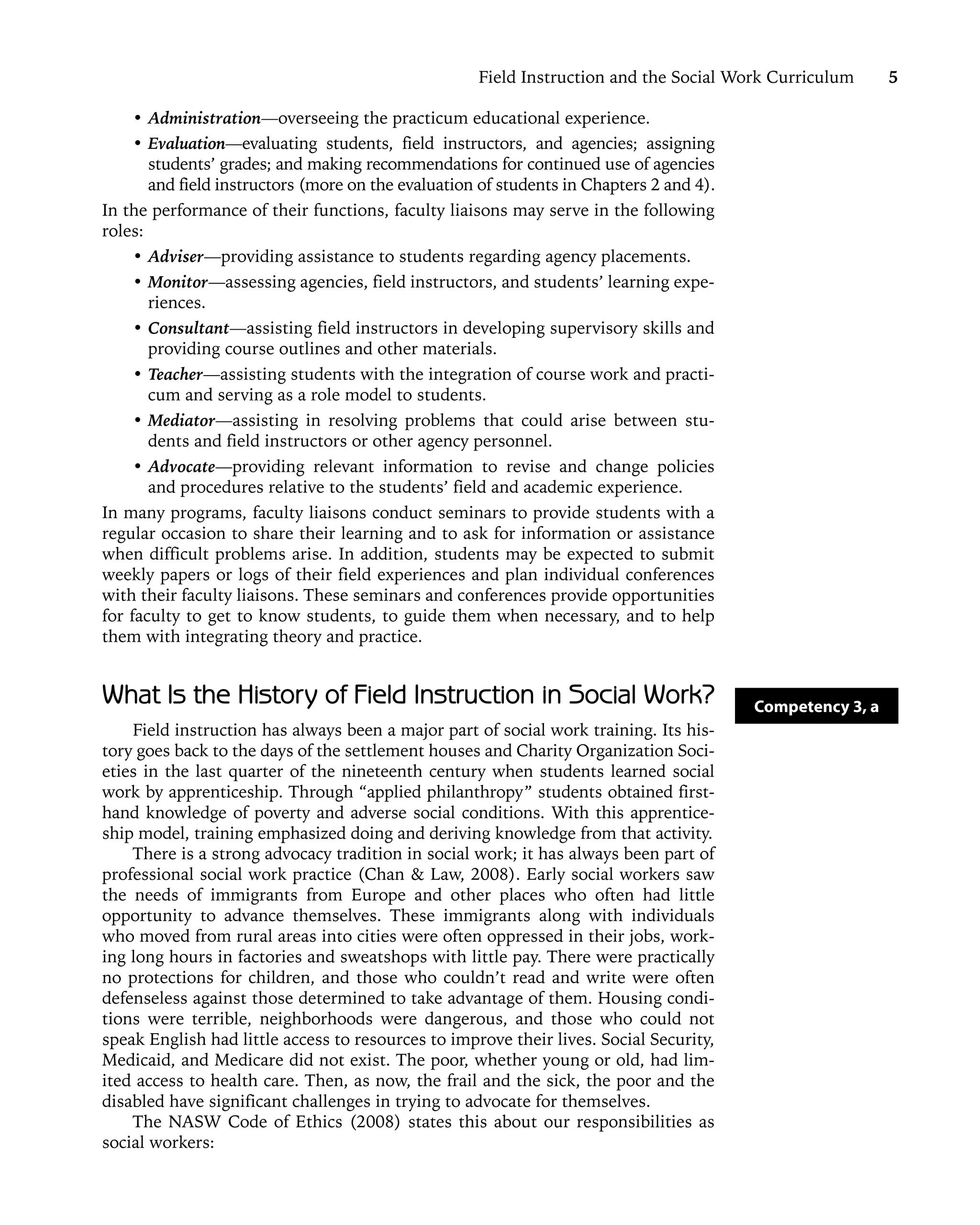 Field instruction a guide for social work students Seventh Edition ...